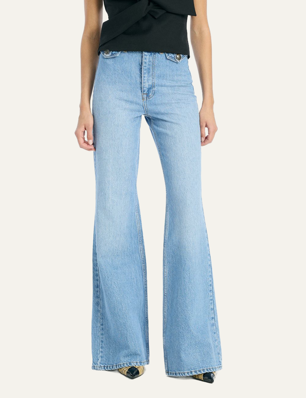 ROTATE FLARED HIGHWAISTED JEANS – Simple Caracters